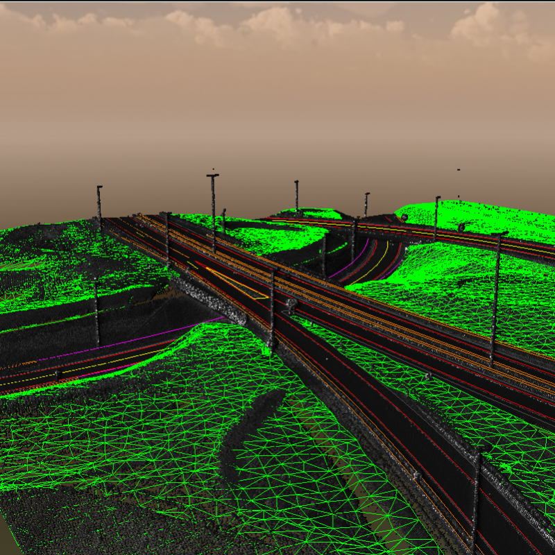 Digitaal terreinmodel (DTM) een gedetailleerde weergave van het ...