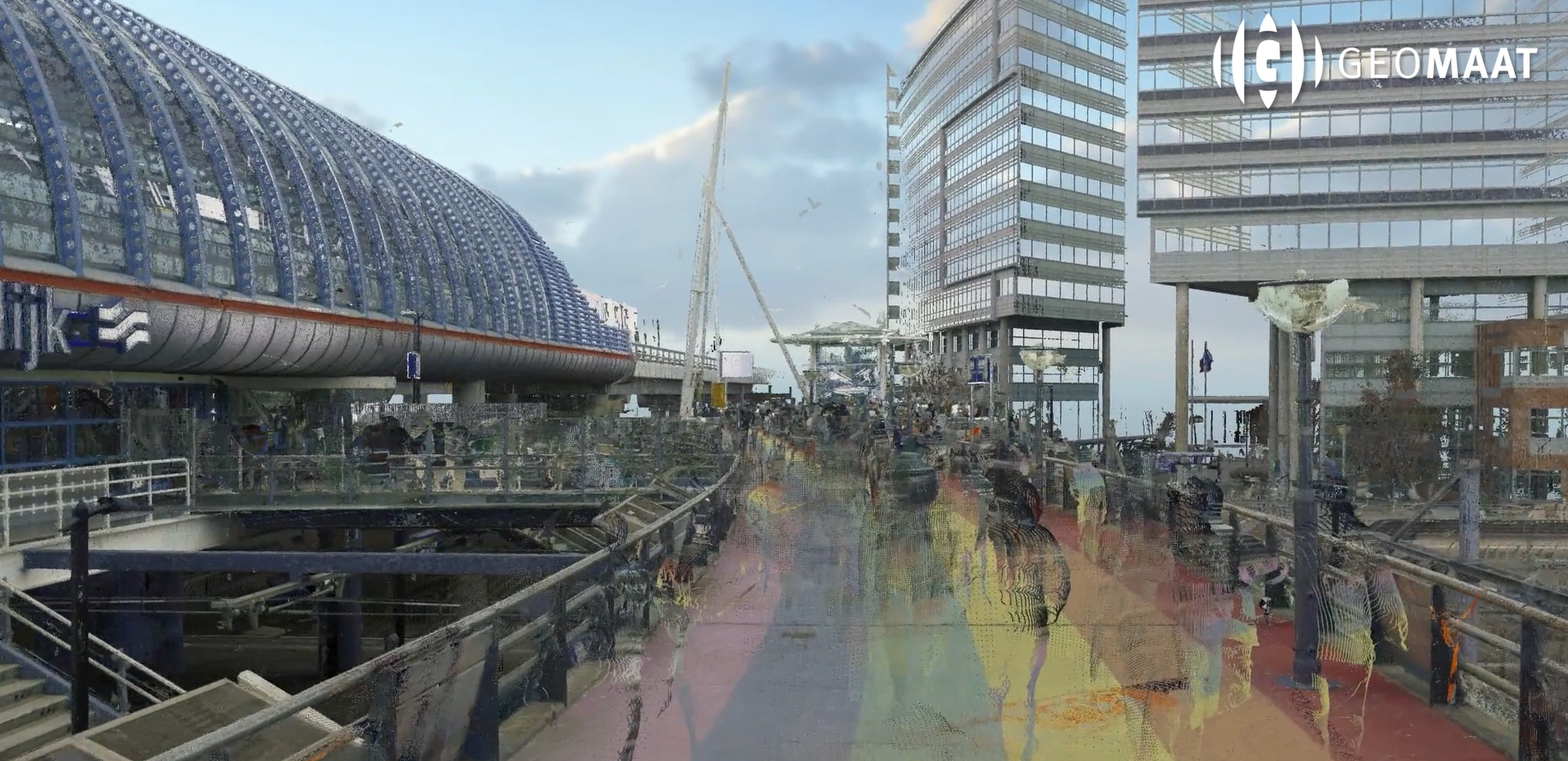 3D-laserscan station Sloterdijk