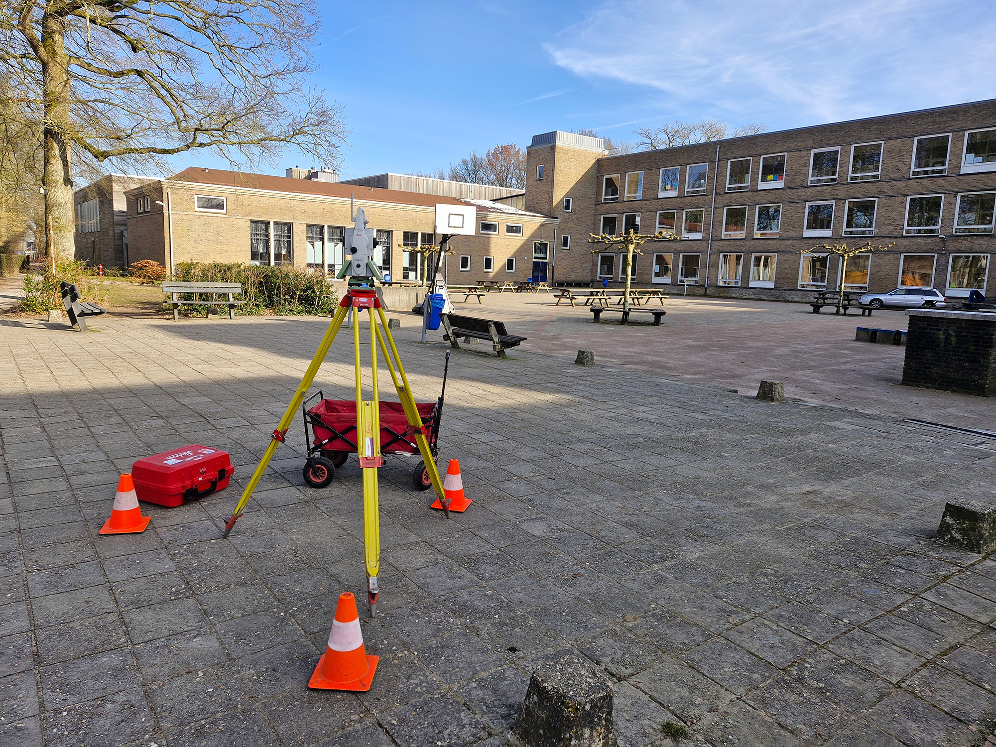 Inmeten terrein Campus Esserberg